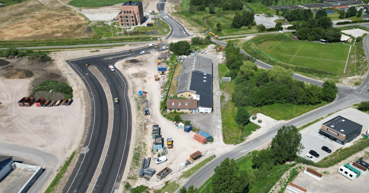 Ny Havnevej er åbnet for trafik - Randers Kommune