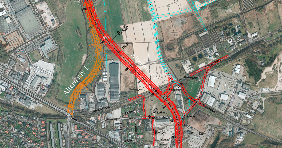 Forslag til placering af ny havnevej kommer i høring - Randers Kommune